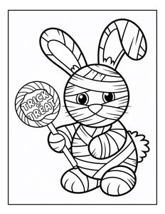 Adorable Creepy: A Halloween Bold & Easy Coloring Book – Instant Downl ...