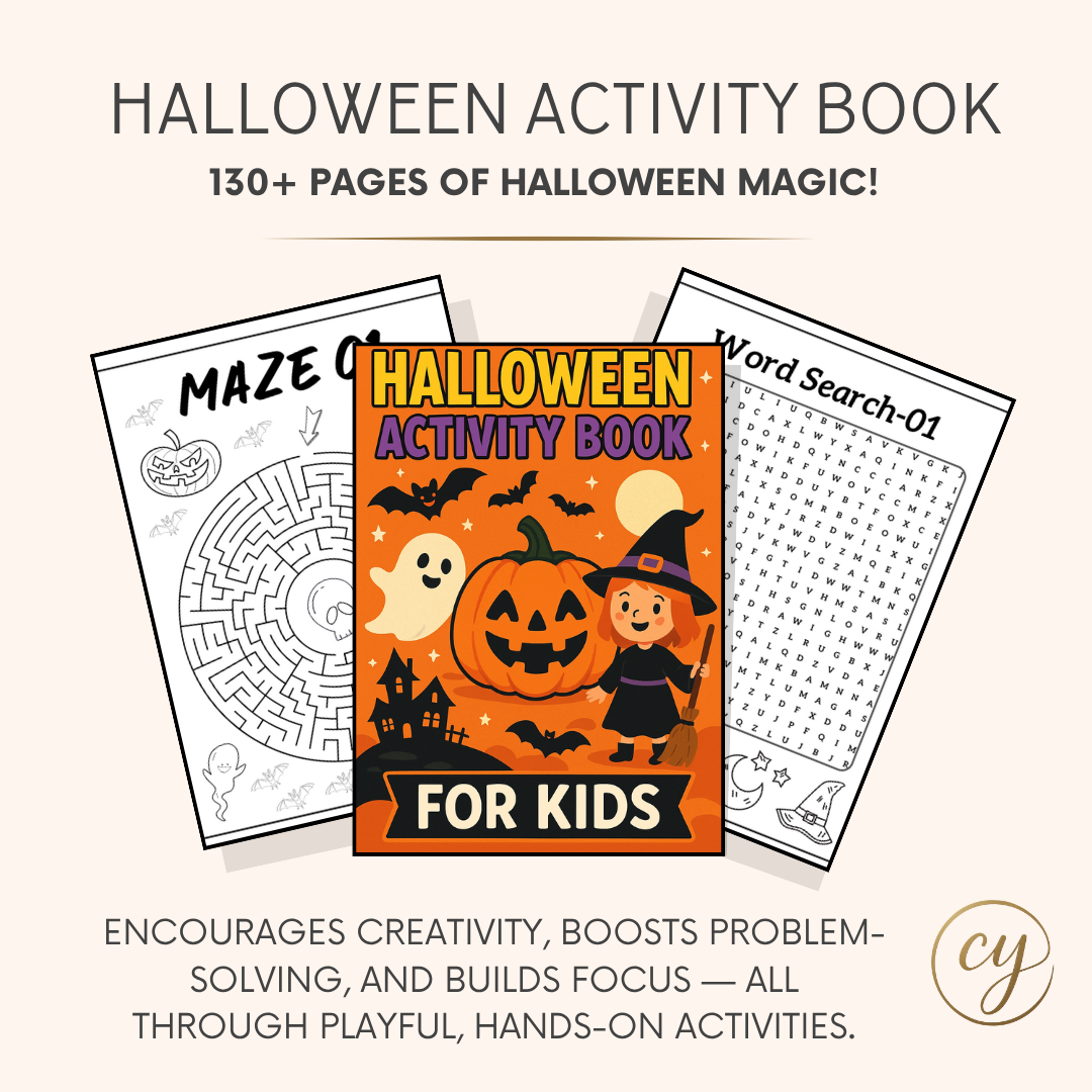Spooky Smart Halloween Activity Book for Kids – 130+ Pages (PDF Downlo ...